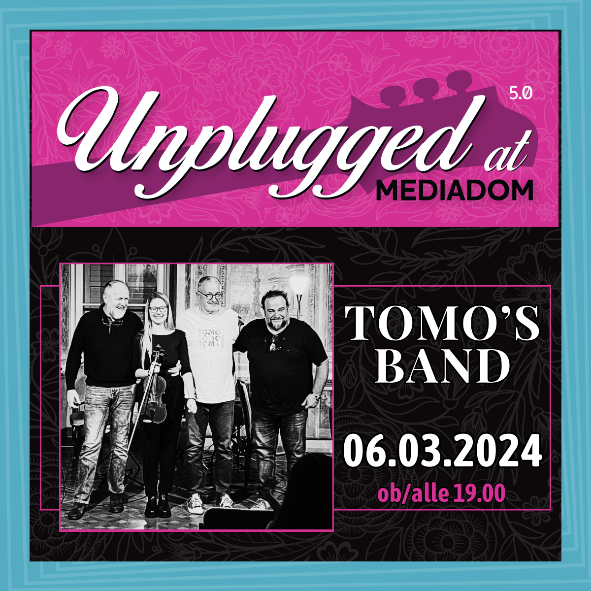 Unplugged at Mediadom: TOMO’S BAND – Mediadom Piran